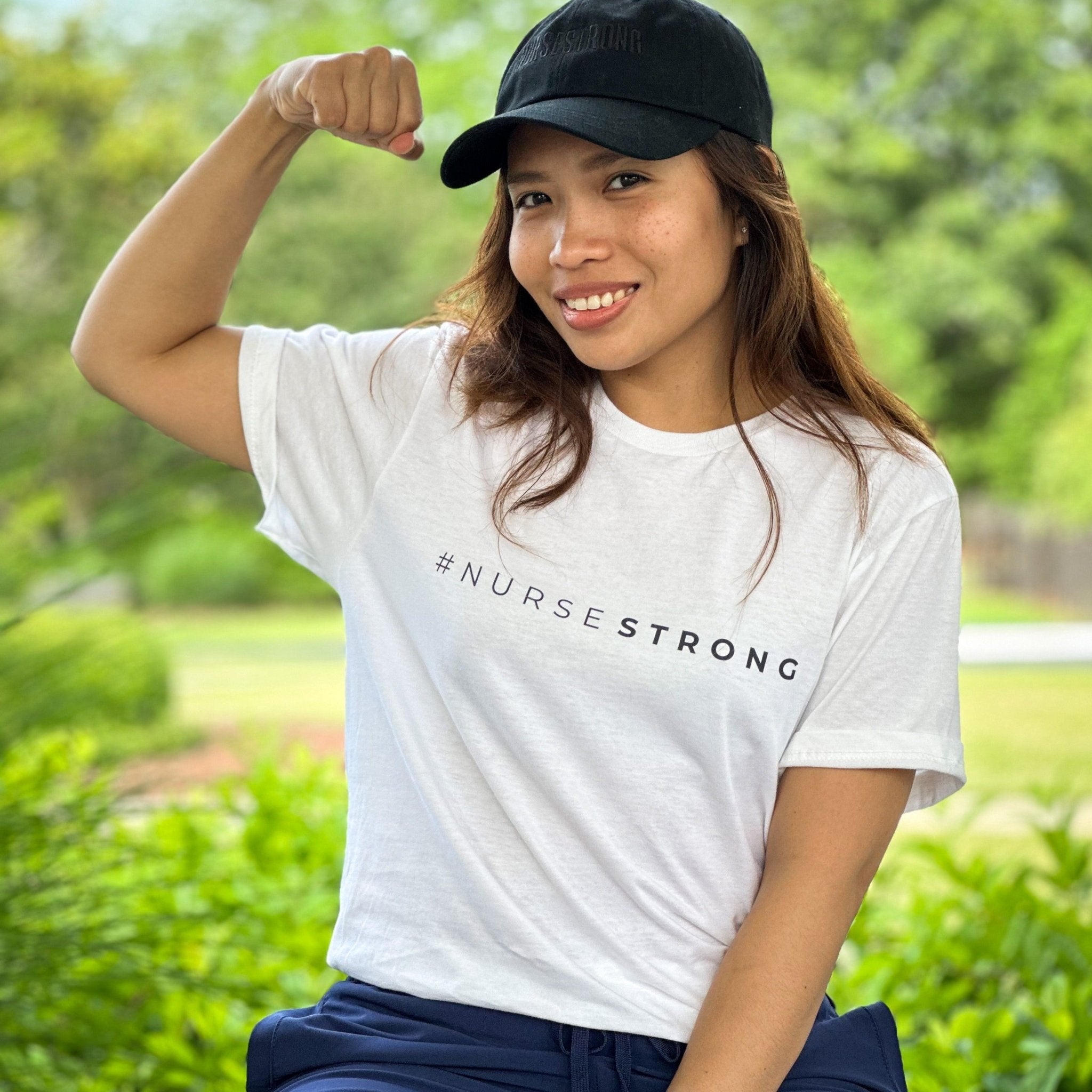 #NurseStrong T-Shirt - White